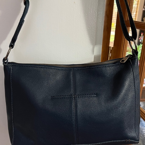 The Sak | Bags | The Sak Navy Blue Leather Shoulder Bag | Poshmark